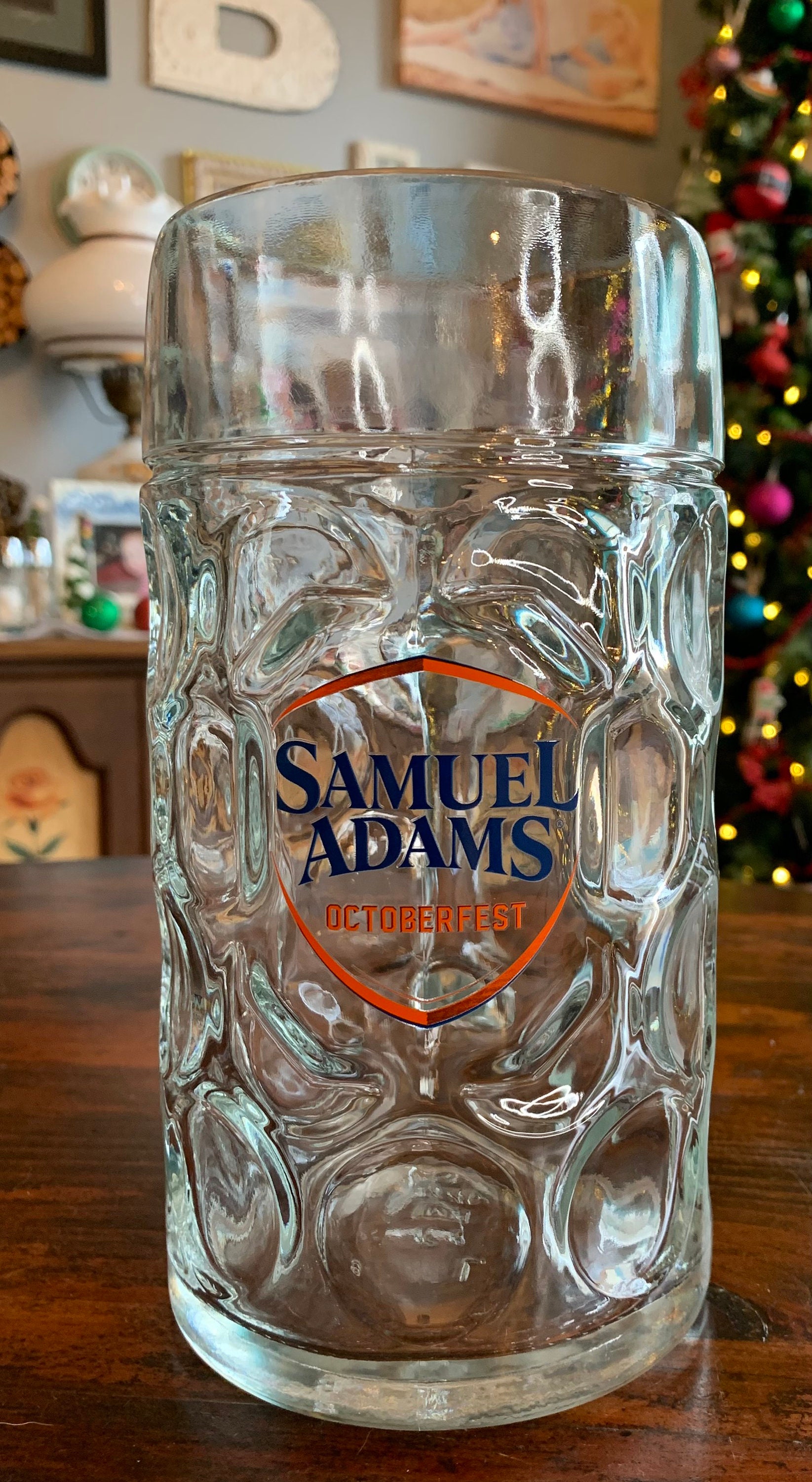 Samuel Adams Oktoberfest 1 Liter Glass Dimpled Heavy Stein - Etsy