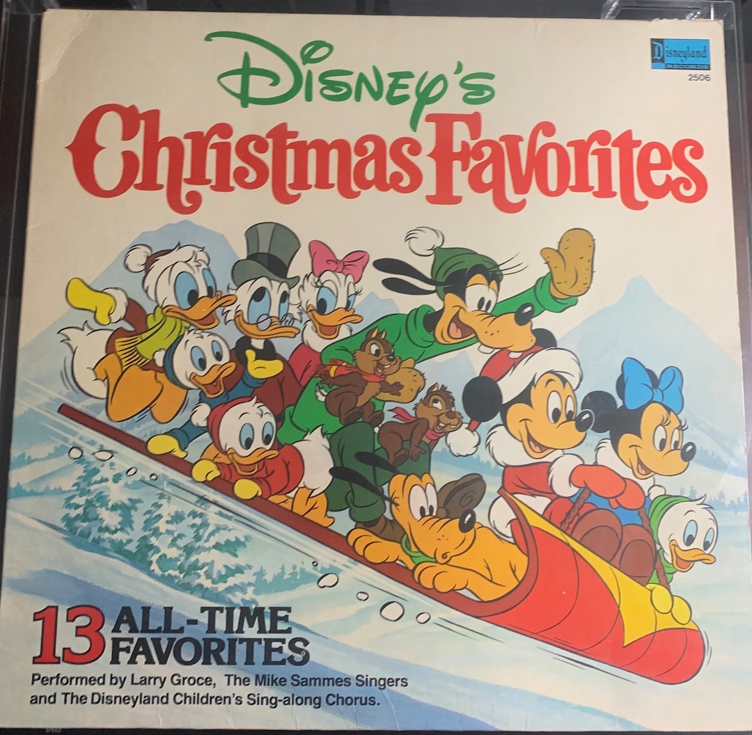Vintage Disney's Christmas Favorites LP Vinyl Record 1979 - Etsy