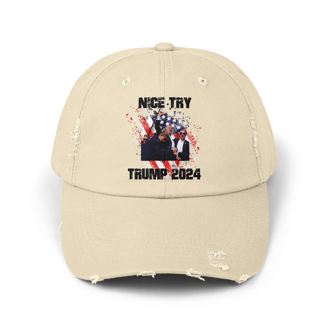 President Trump 2024 Hat, Nice Try, Make America Great Again Cap - Etsy
