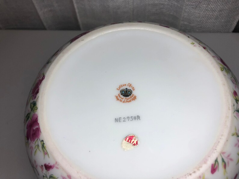 RARE Lefton Rose Chintz Stacking Teapot Set Hand Painted Porcelain 3 ...