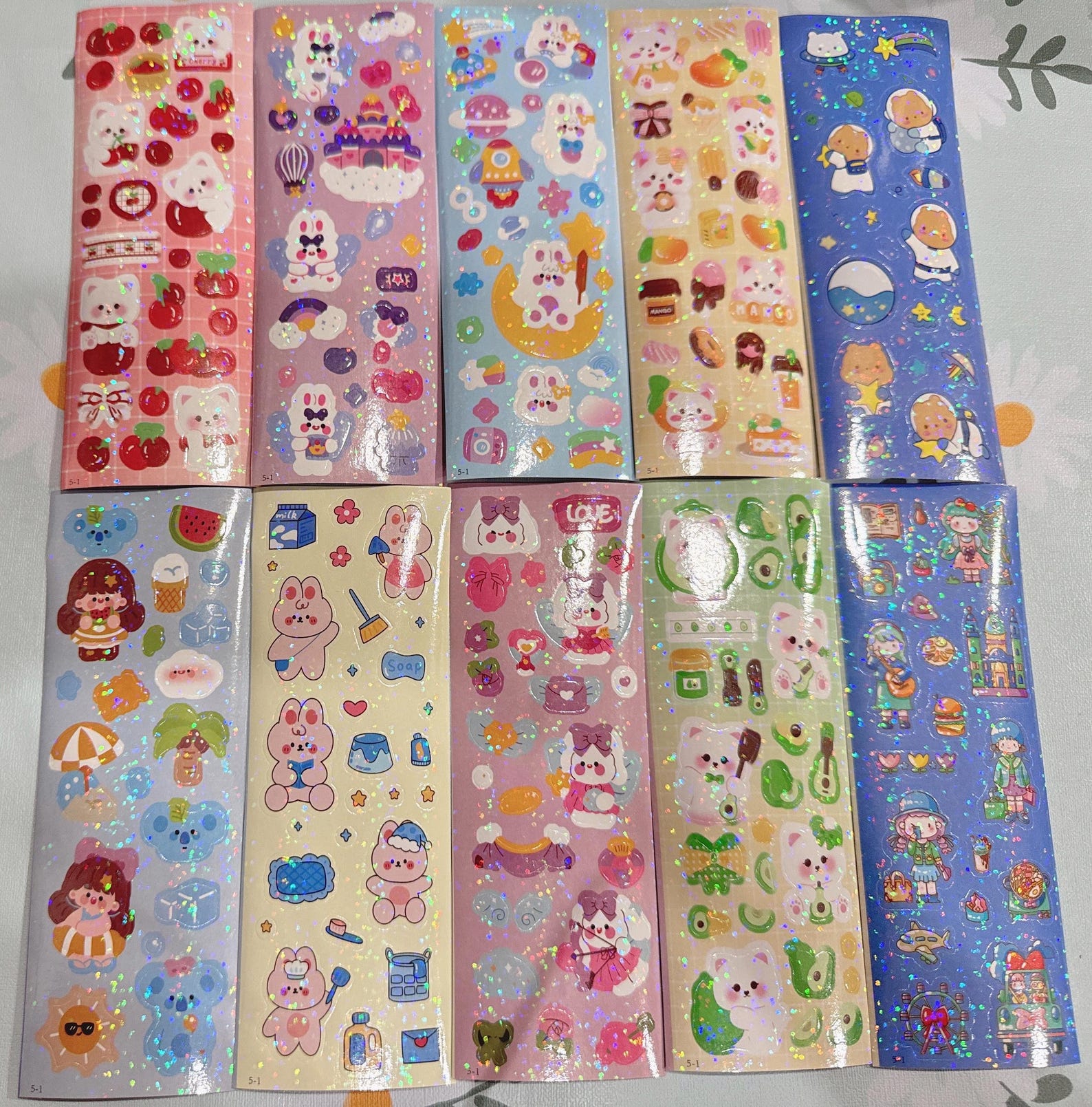 Cute Sticker Sheet｜diy Decoration Sticker｜scrapingbook Sticker - Etsy