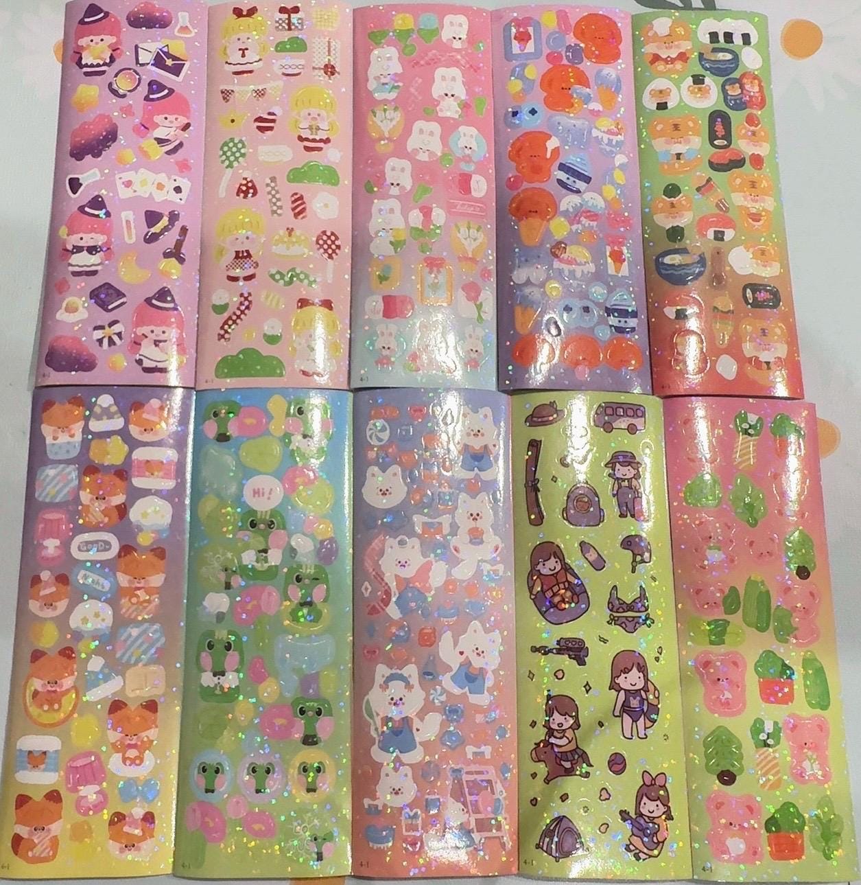 Cute Sticker Sheet｜diy Decoration Sticker｜scrapingbook Sticker - Etsy