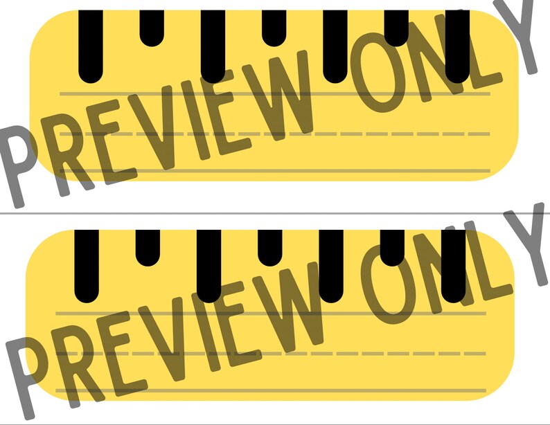 Ruler Name Tags (editable Version) - Etsy