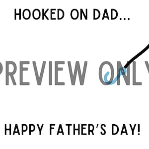 Father’s Day “hooked on Dad” Handprint Gift - Etsy