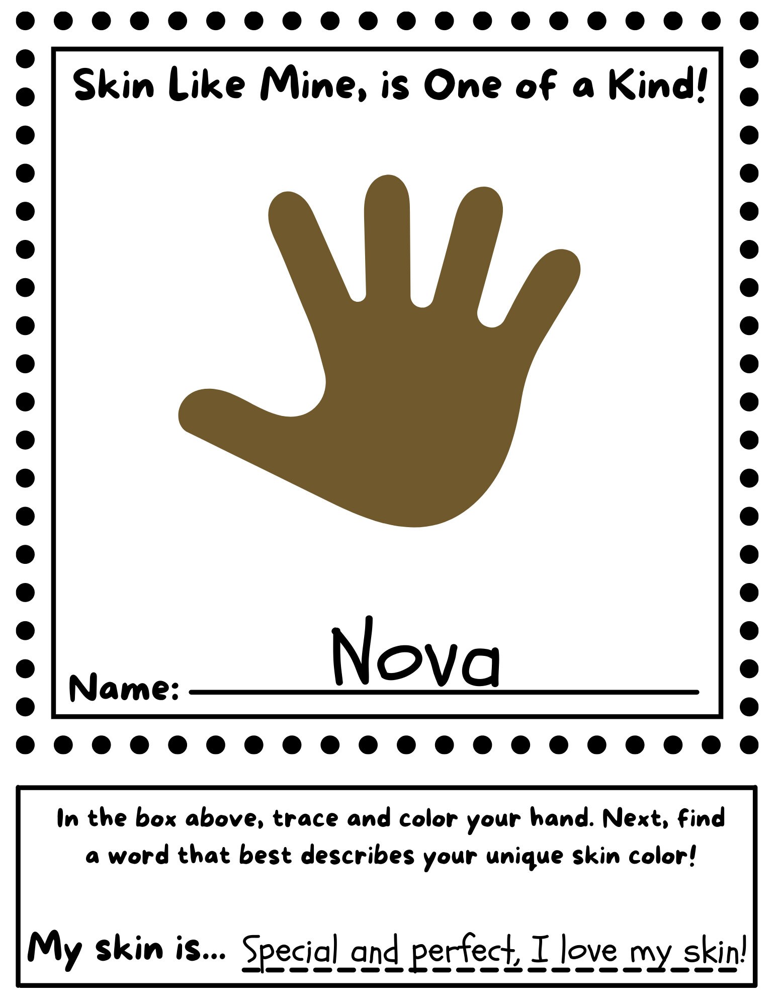 Skin Like Mine Activity - Etsy