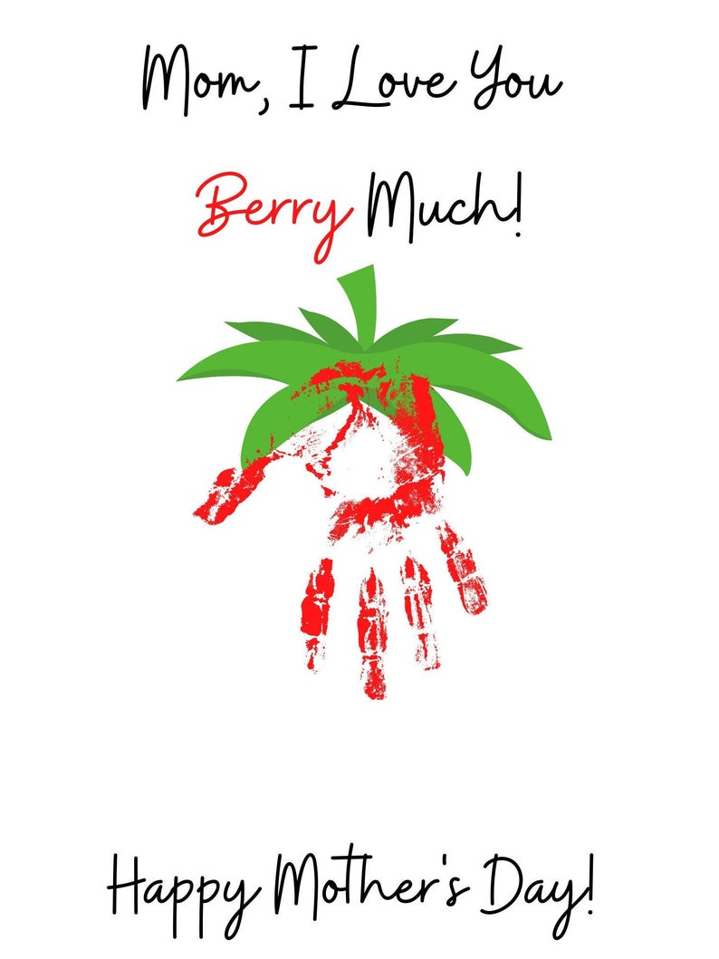 Mom, I Love You Berry Much! - Etsy