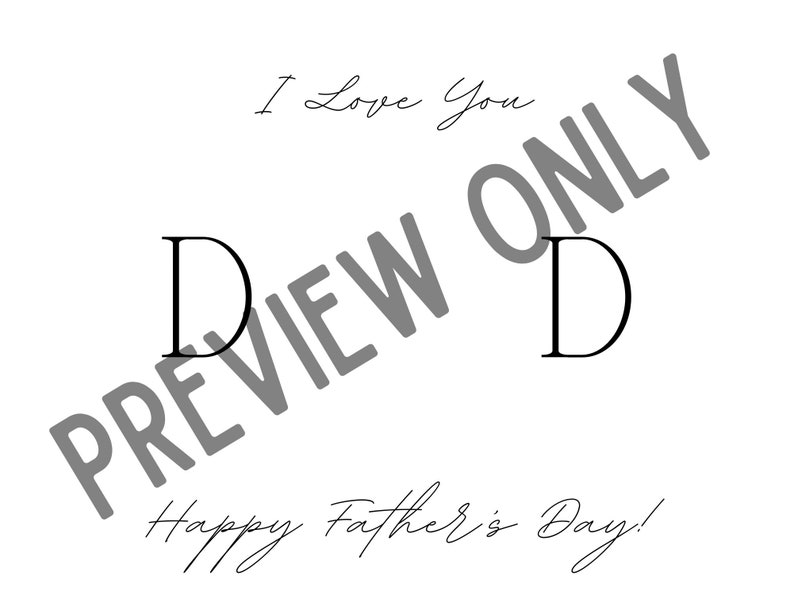 Father’s Day “I Love You Dad” Handprint Gift - Etsy