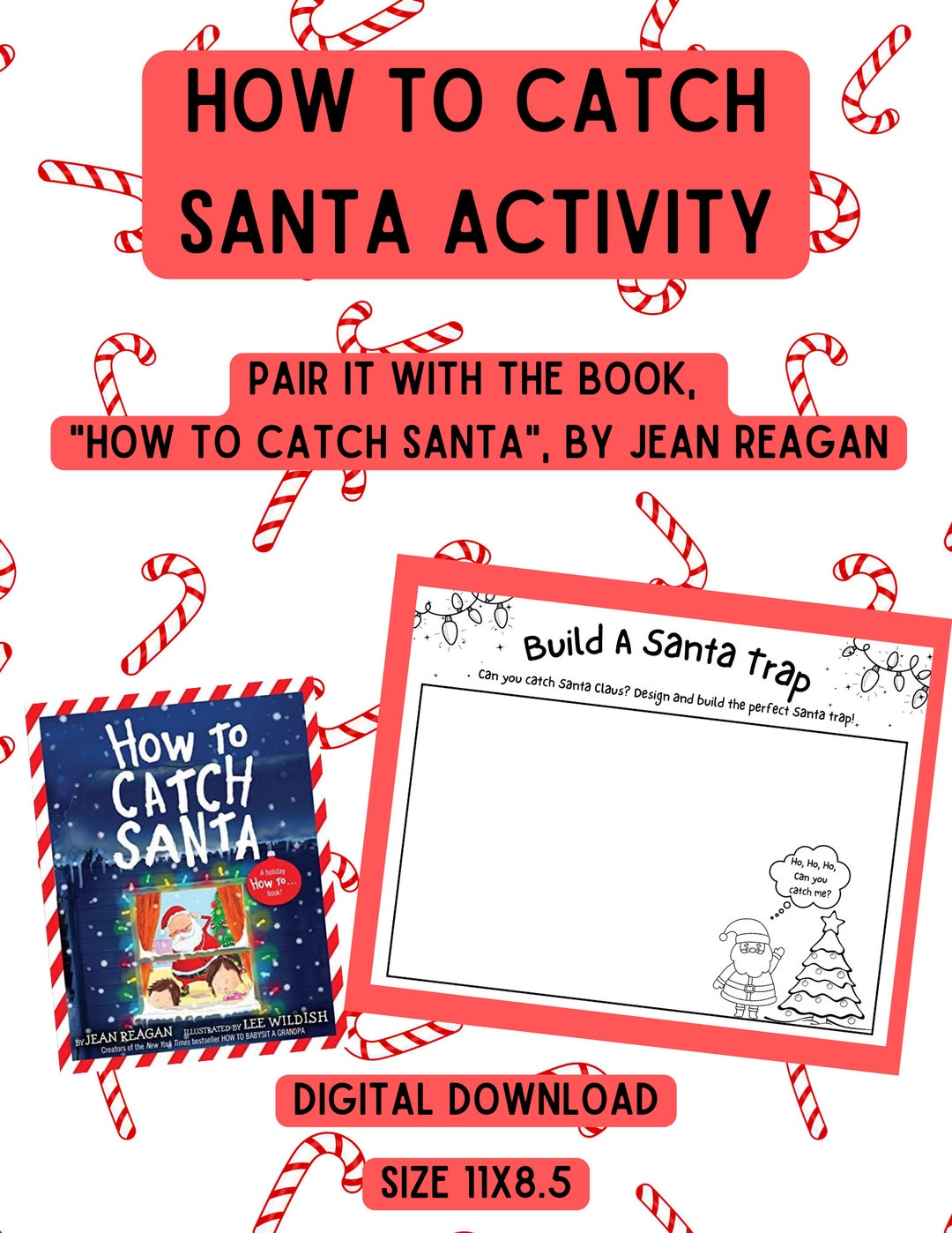 How to Catch Santa Activity - Etsy