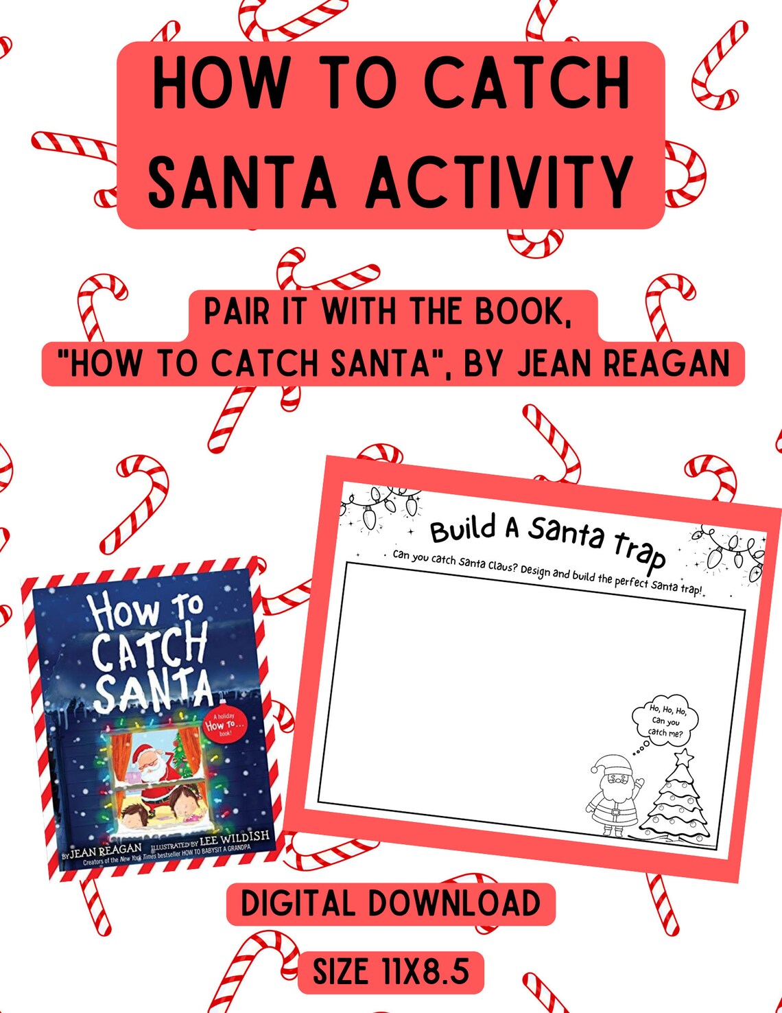 How to Catch Santa Activity - Etsy