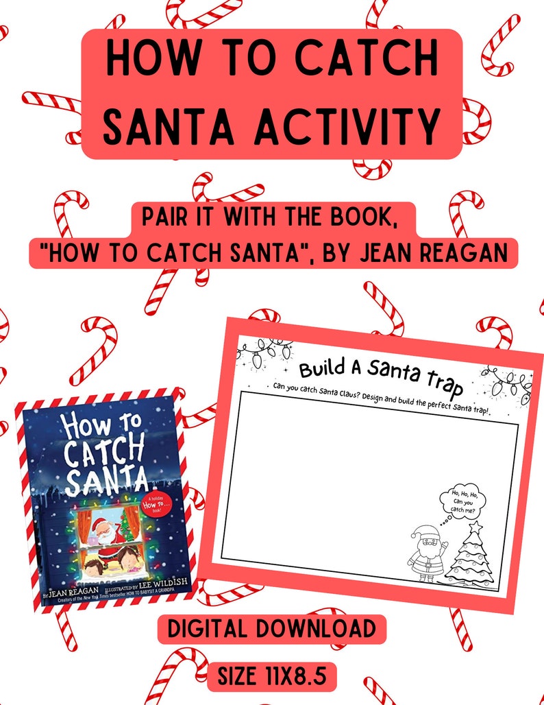 How to Catch Santa Activity - Etsy