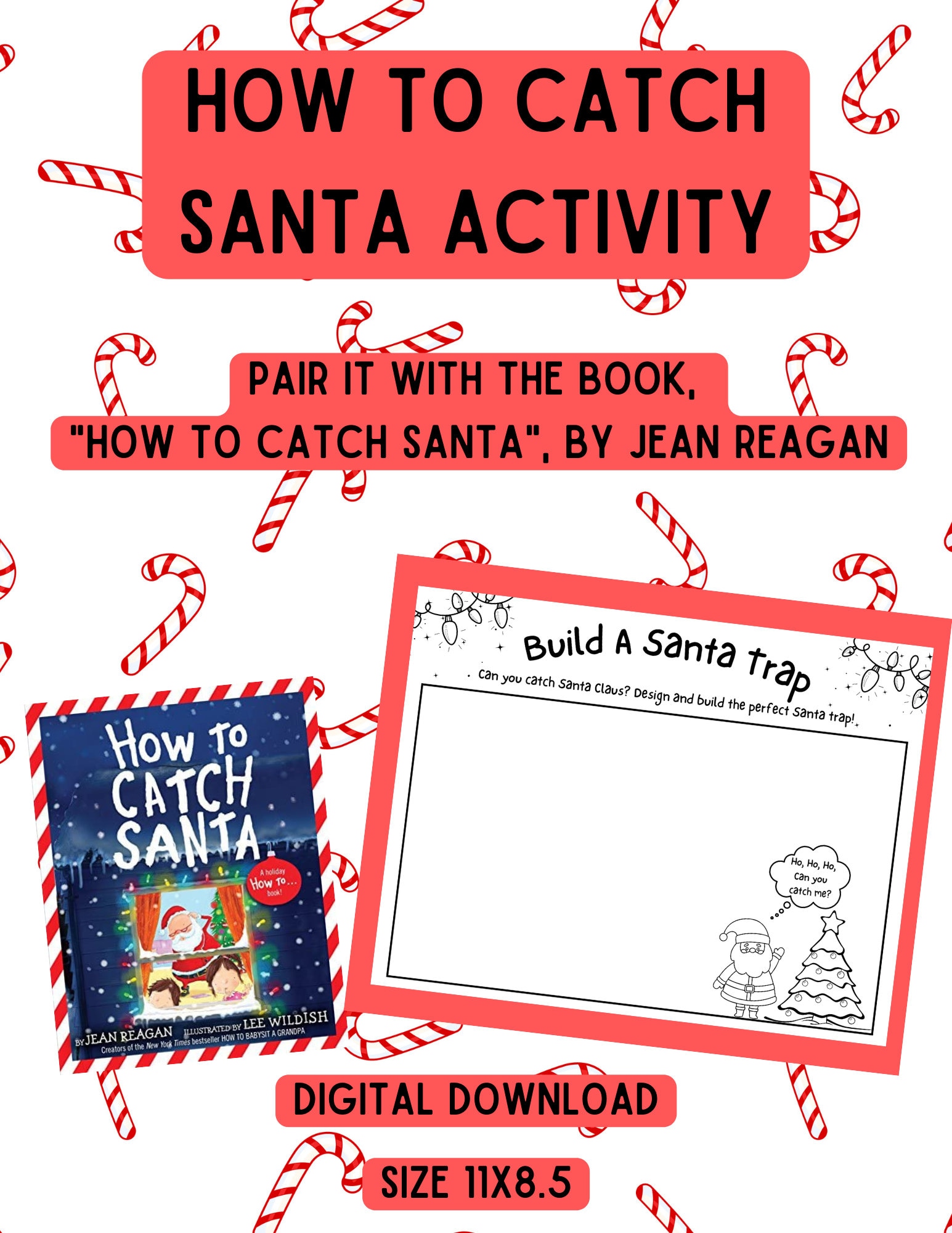 How to Catch Santa Activity - Etsy