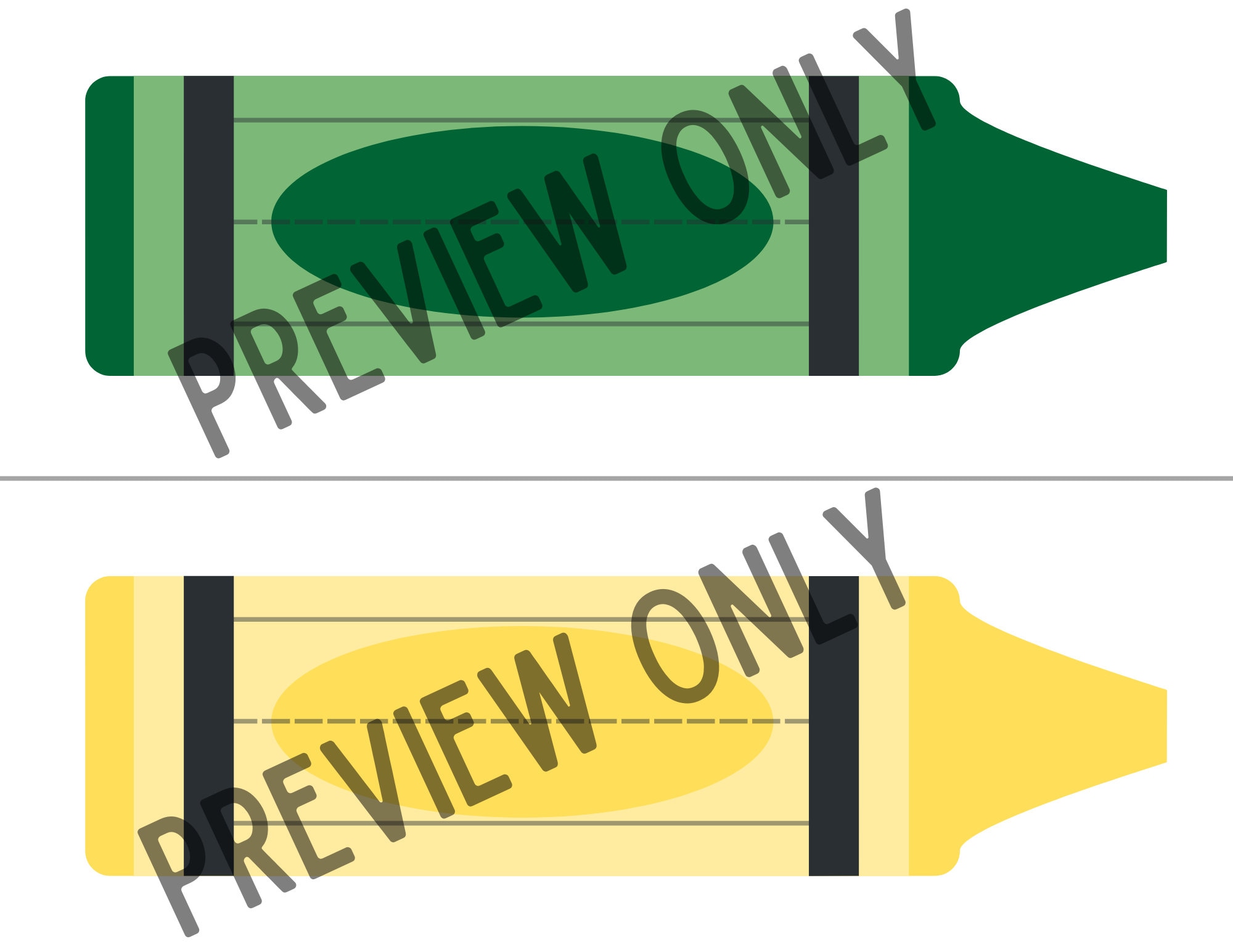 Crayon Name Tags (editable Version) - Etsy