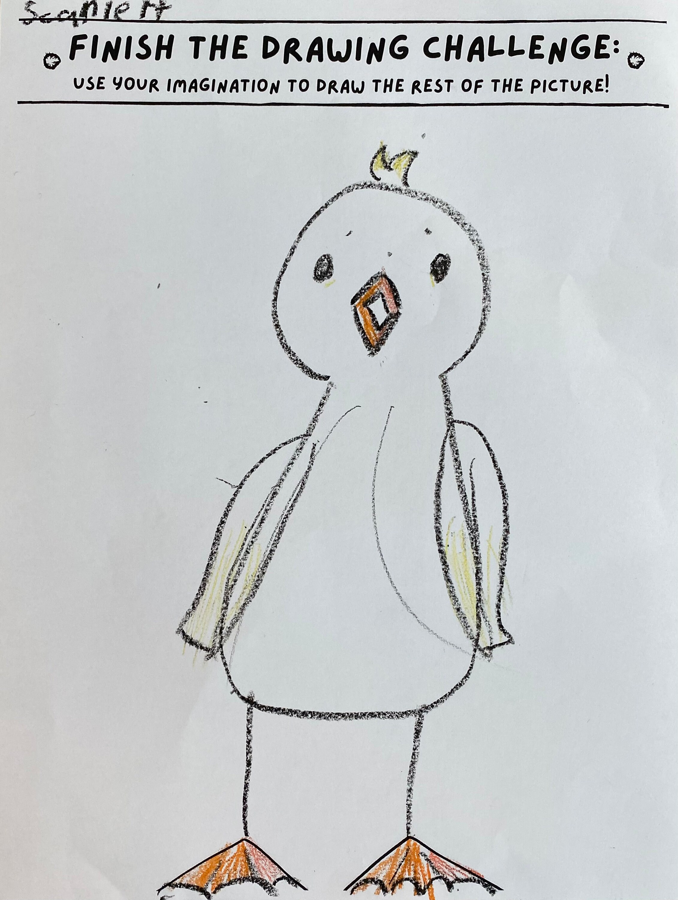Finish the Drawing Challenge - Etsy