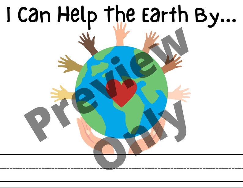 I Can Help the Earth By... - Etsy