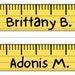 Ruler Name Tags (editable Version) - Etsy