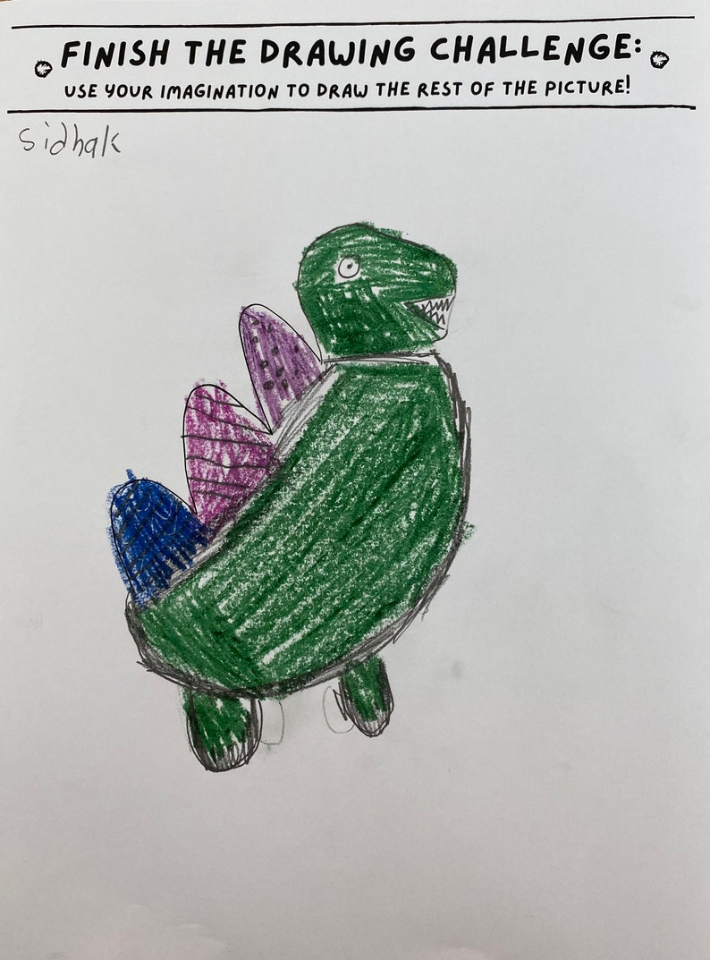 Finish the Drawing Challenge - Etsy