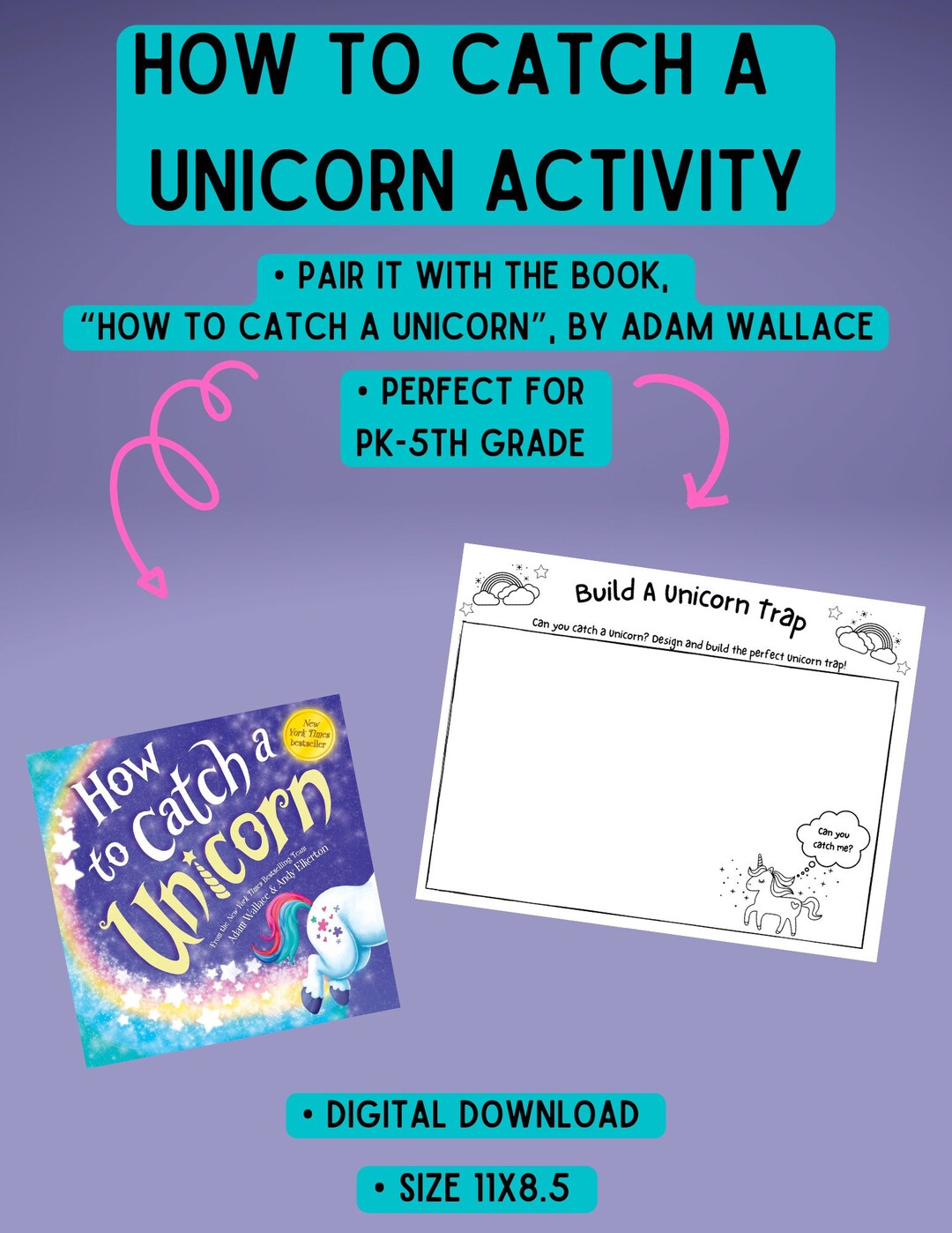 How to Catch A Unicorn Activity - Etsy
