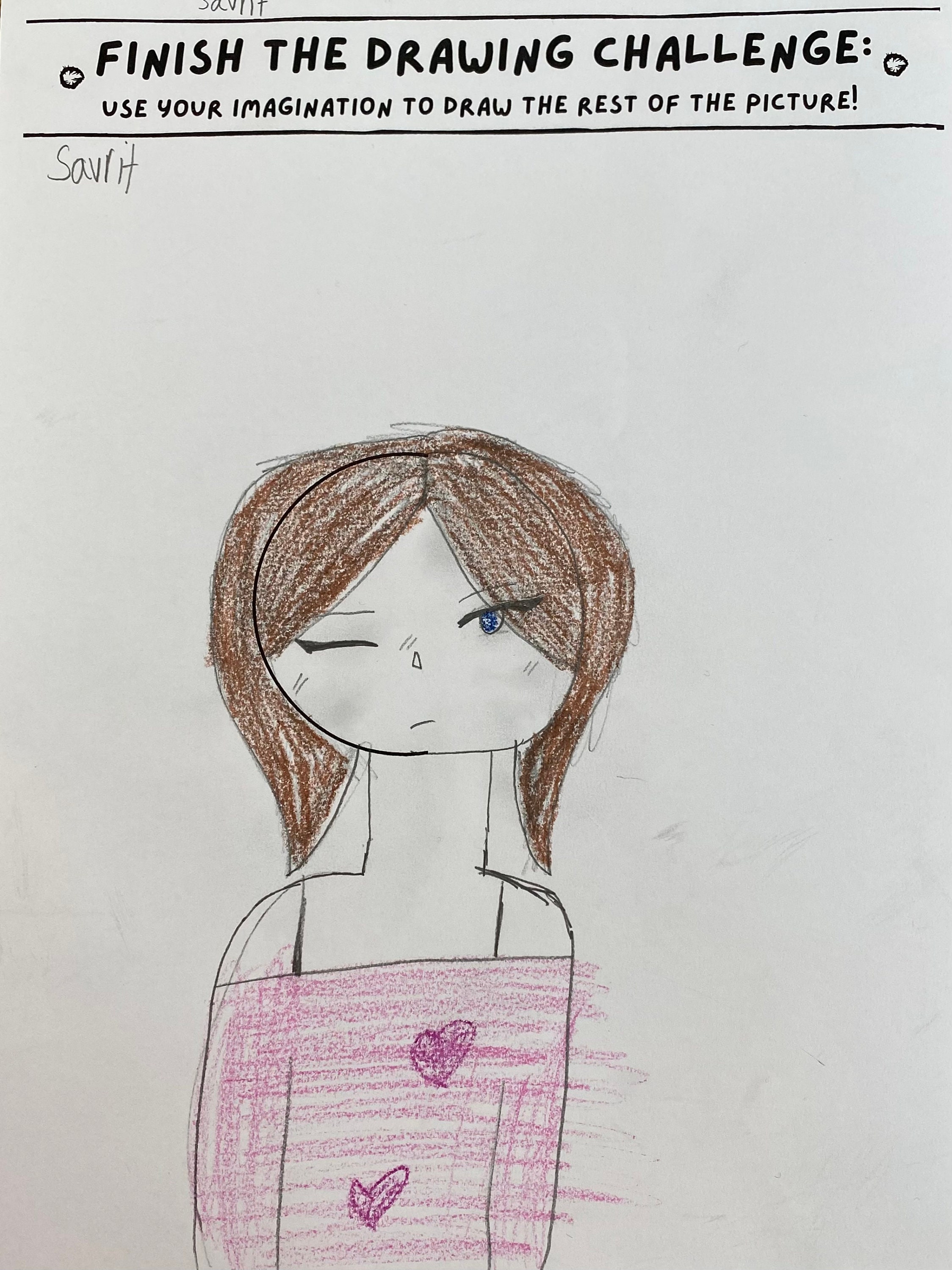 Finish the Drawing Challenge - Etsy