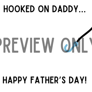 Father’s Day “hooked on Daddy” Handprint Gift - Etsy