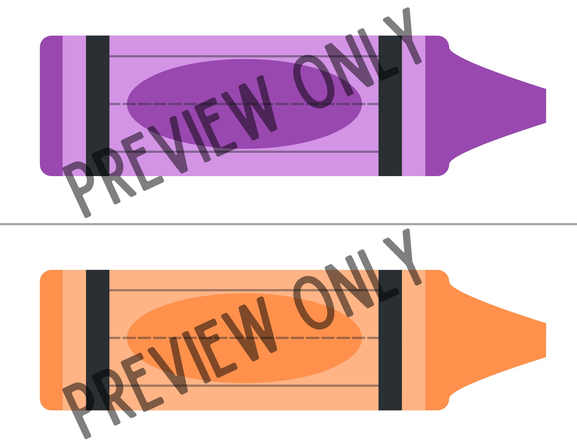 Crayon Name Tags (editable Version) - Etsy