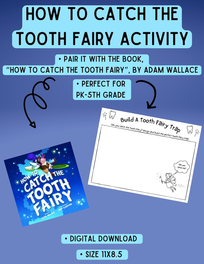 How to Catch the Tooth Fairy Activity - Etsy Canada