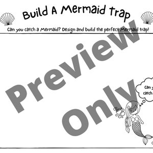 How to Catch A Mermaid Activity - Etsy