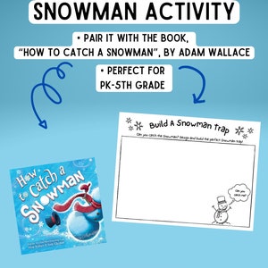 How to Catch A Snowman Activity - Etsy