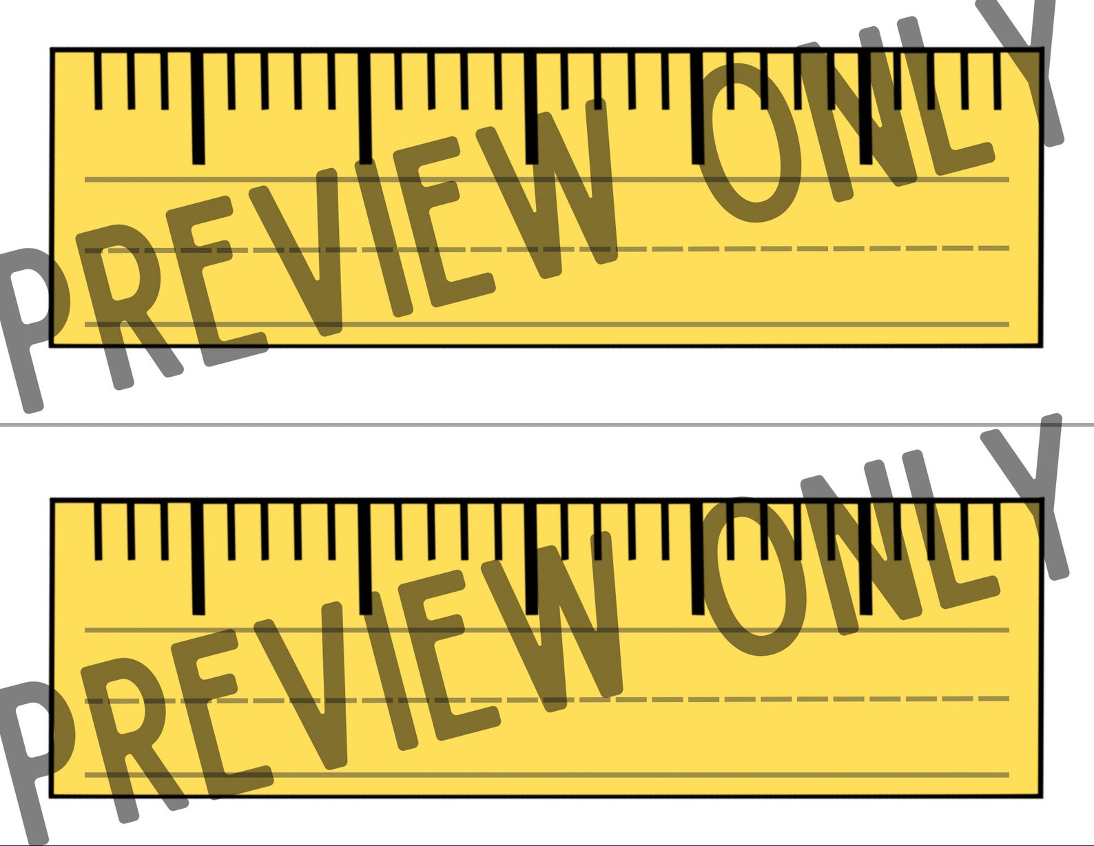 Ruler Name Tags (editable Version) - Etsy