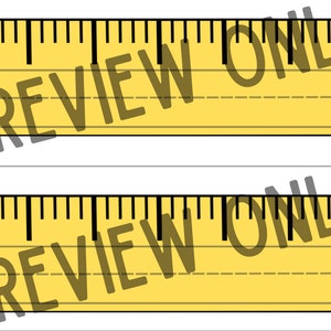 Ruler Name Tags (editable Version) - Etsy