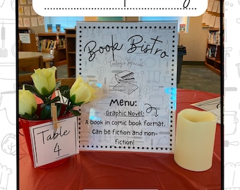 Book Tasting Classroom Banner - Reading Banner - Teacher Classroom ...