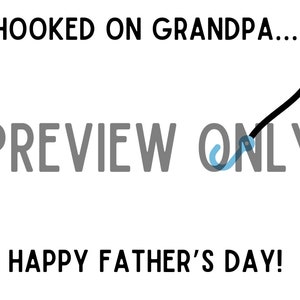 Father’s Day “hooked on Grandpa” Handprint Gift - Etsy