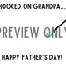 Father’s Day “hooked on Grandpa” Handprint Gift - Etsy