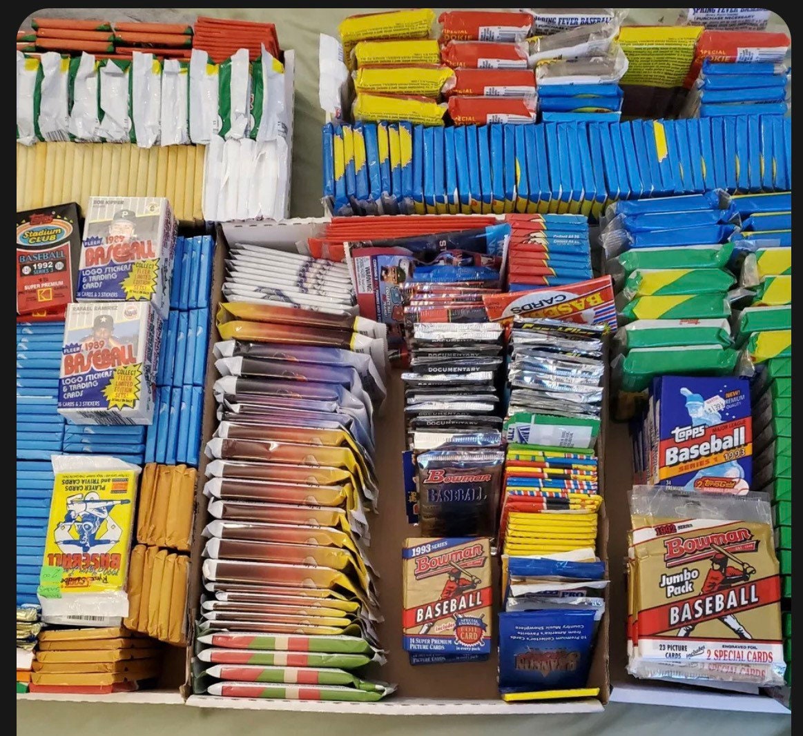 Custom Bundles of Vintage Baseball Cards, Memorabilia and Unopened ...