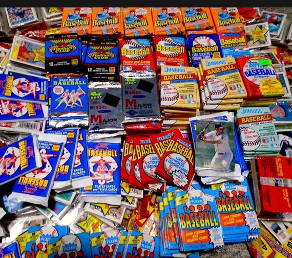 10 Vintage Factory Sealed Packs of Cards From the 1980s & - Etsy