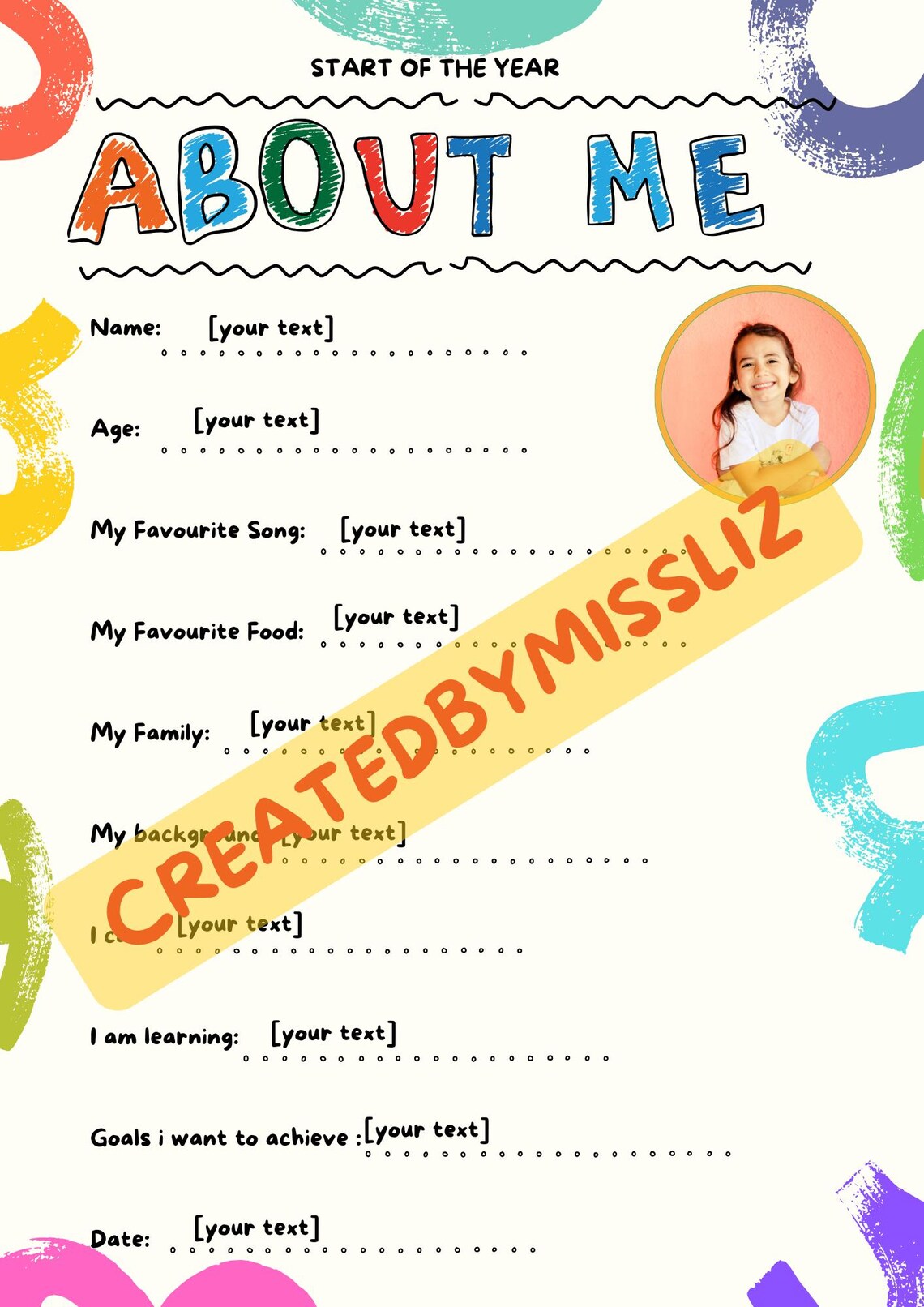 Learning Portfolio Template [customisable] - Etsy