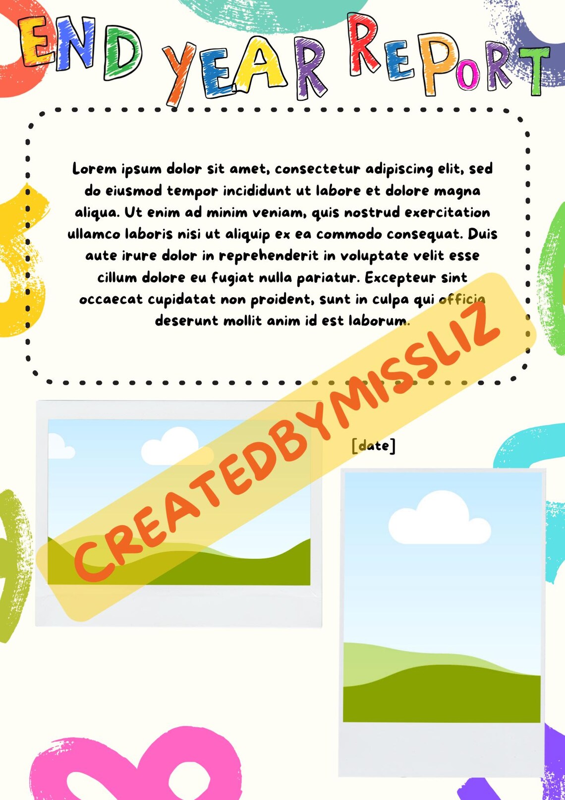 Learning Portfolio Template [customisable] - Etsy