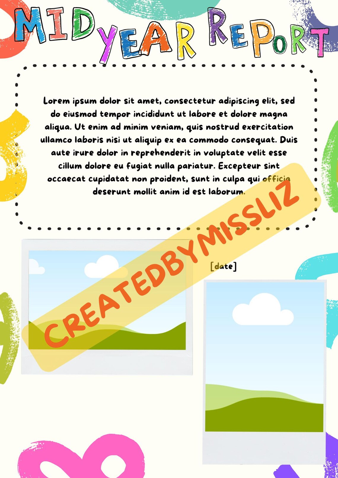 Learning Portfolio Template [customisable] - Etsy