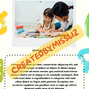 Learning Portfolio Template [customisable] - Etsy