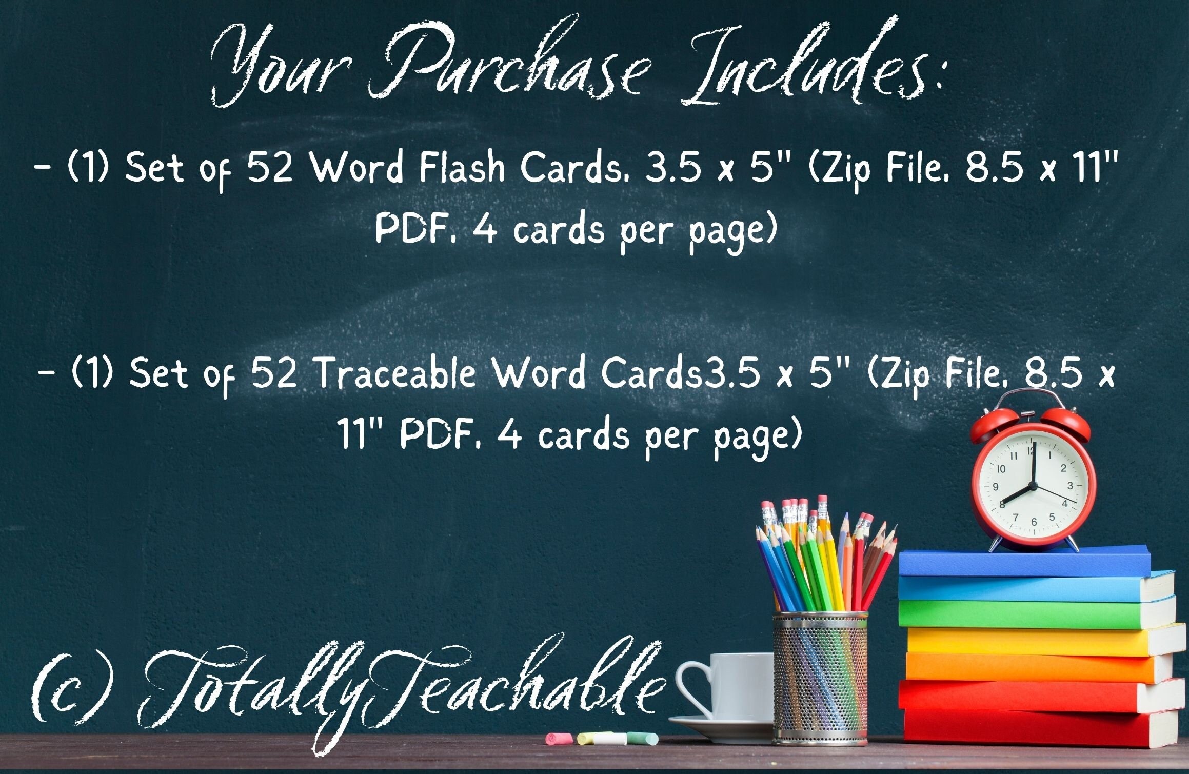 Kids Flash Card Bundle Printable Flash Cards Learn to Write First Words ...