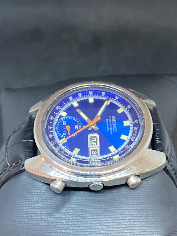 VINTAGE Seiko CHRONOGRAPH AUTOMATIC 17 Jewels Watch e… - Gem