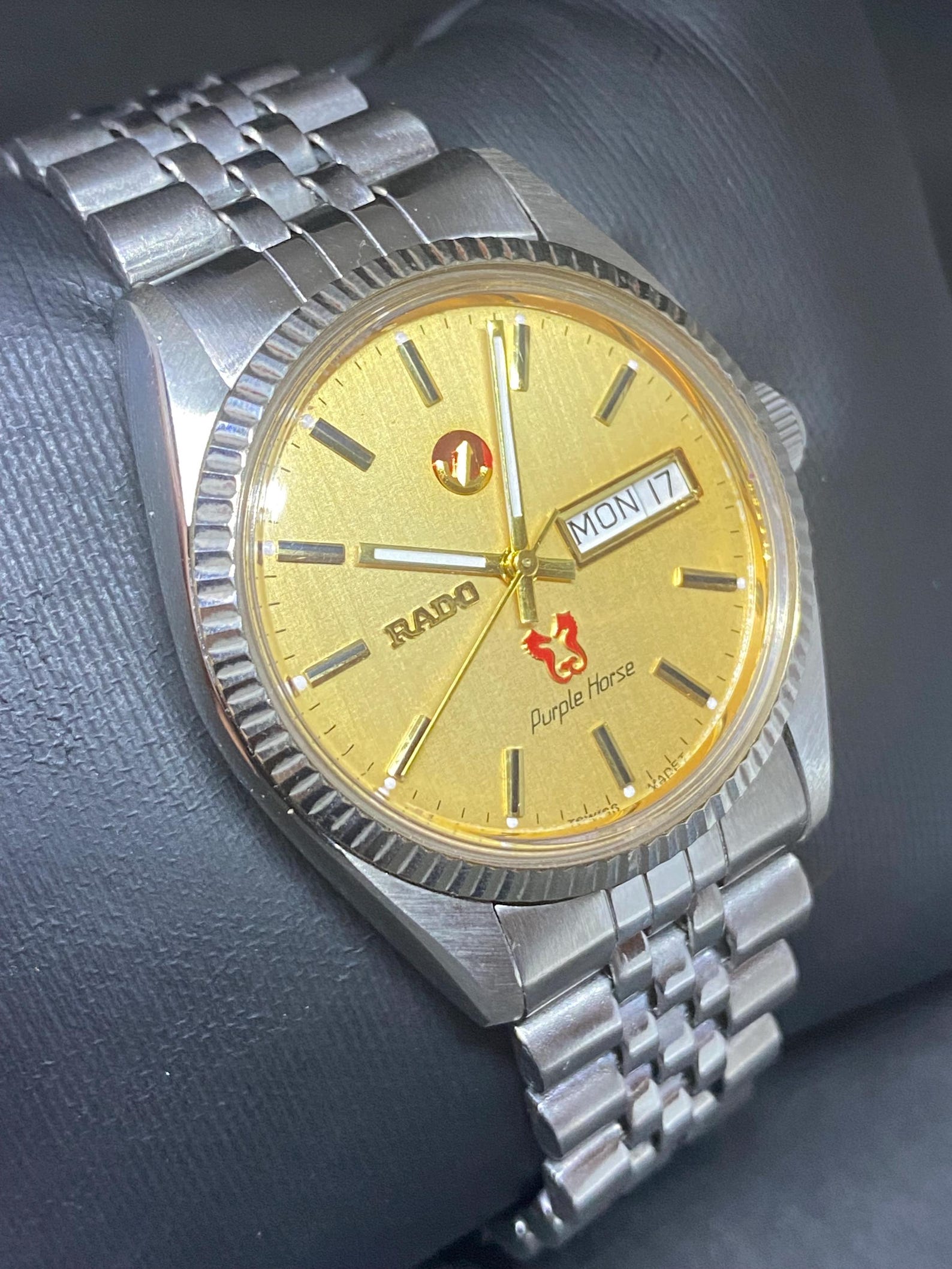 Vintage Rado Purple Horse Mens Watch Excellent Condition. Serviced - Etsy