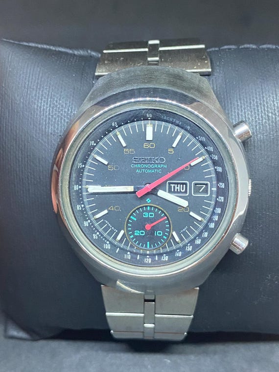 VINTAGE Seiko CHRONOGRAPH AUTOMATIC 17 Jewels Watch e… - Gem