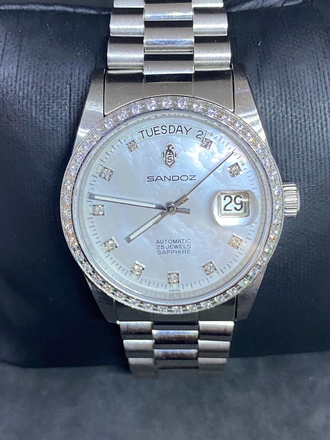 Sandoz Automatic 25 Jewels Sapphire Men Watch Excellent Condition. - Etsy