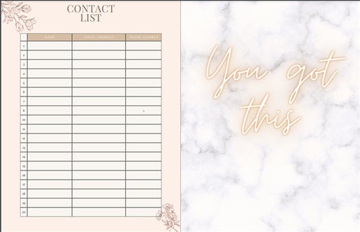 30 Day Daily Planner - Etsy