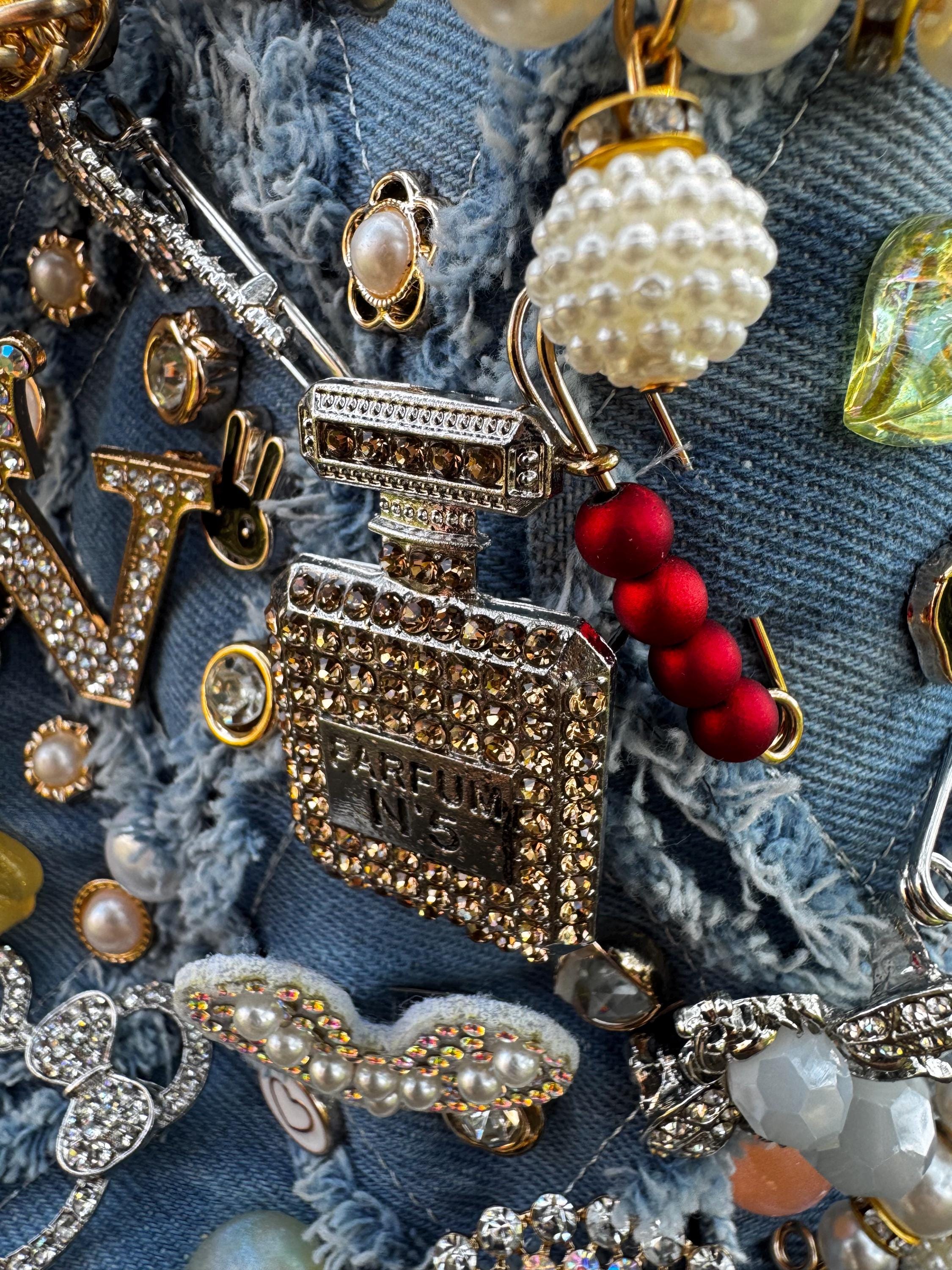 Jeweled Denim Purse/ Gem Purse - Etsy