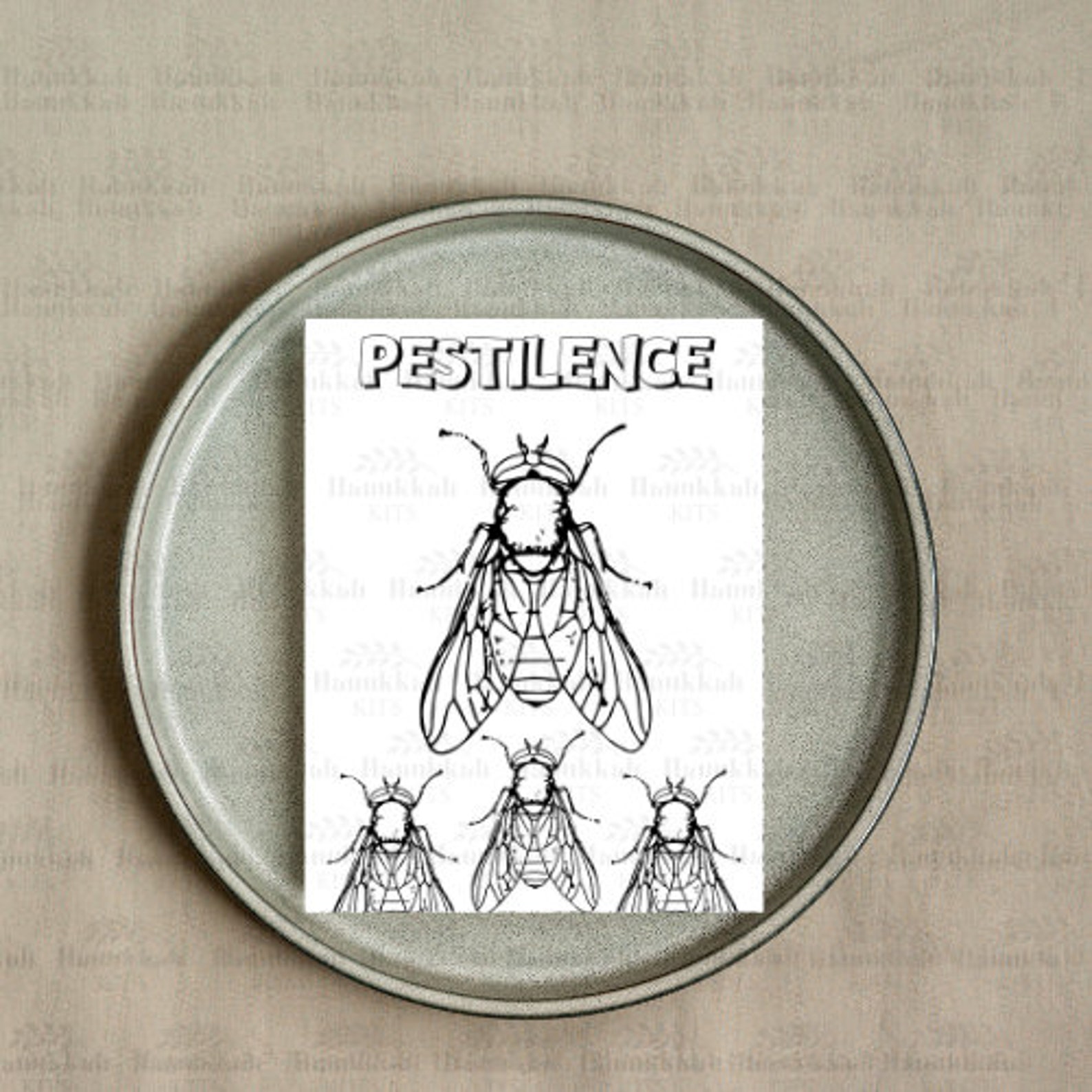 Passover Printable Coloring Pages! Fun Activity for the Jewish Holiday ...