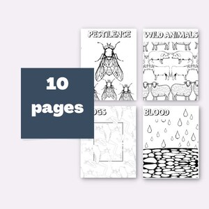 Passover Printable Coloring Pages Fun Activity for the Jewish Holiday ...