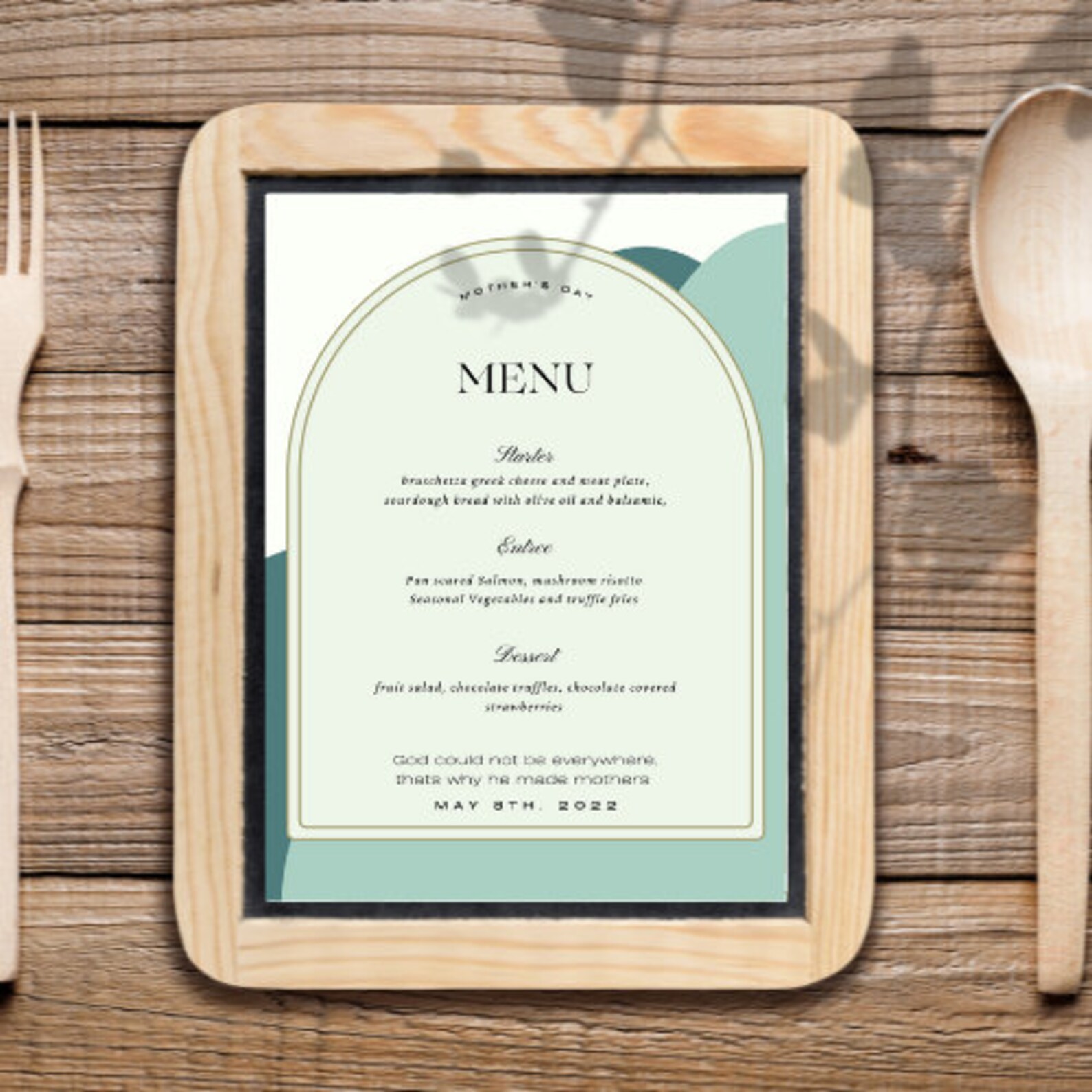 Mothers Day Menu Template. Editable Mothers Day Dinner Menu. Mothers ...