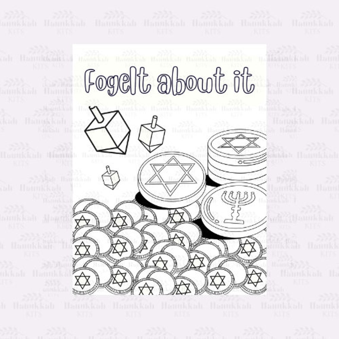 Hanukkah Printable Coloring Pages! Fun Activity for the Jewish Holidays ...