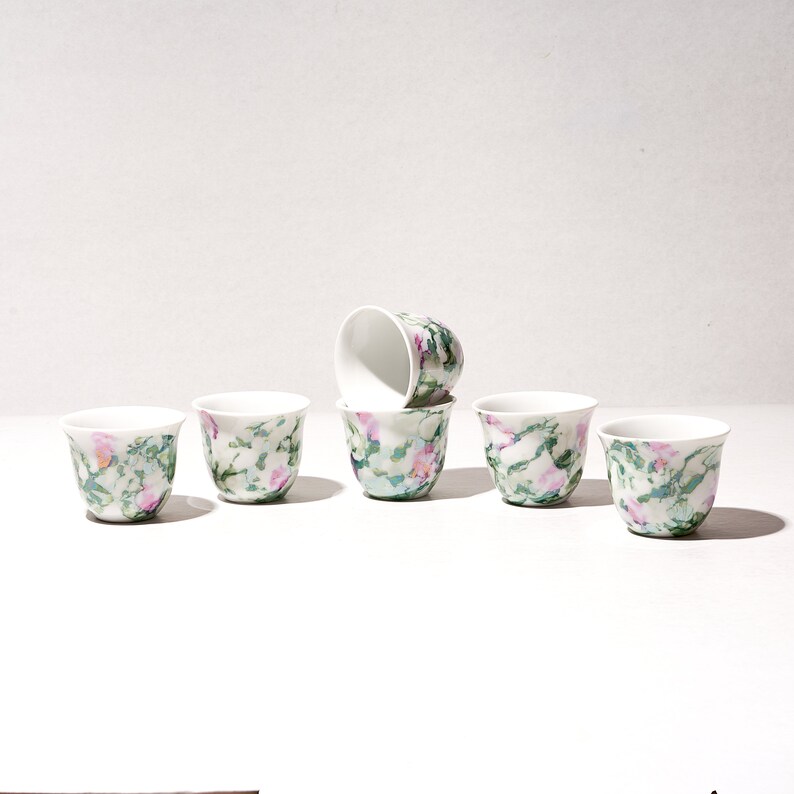 Espresso Arabica Coffee Cup Assorted Arabic Colors Max Coffee Cups ...